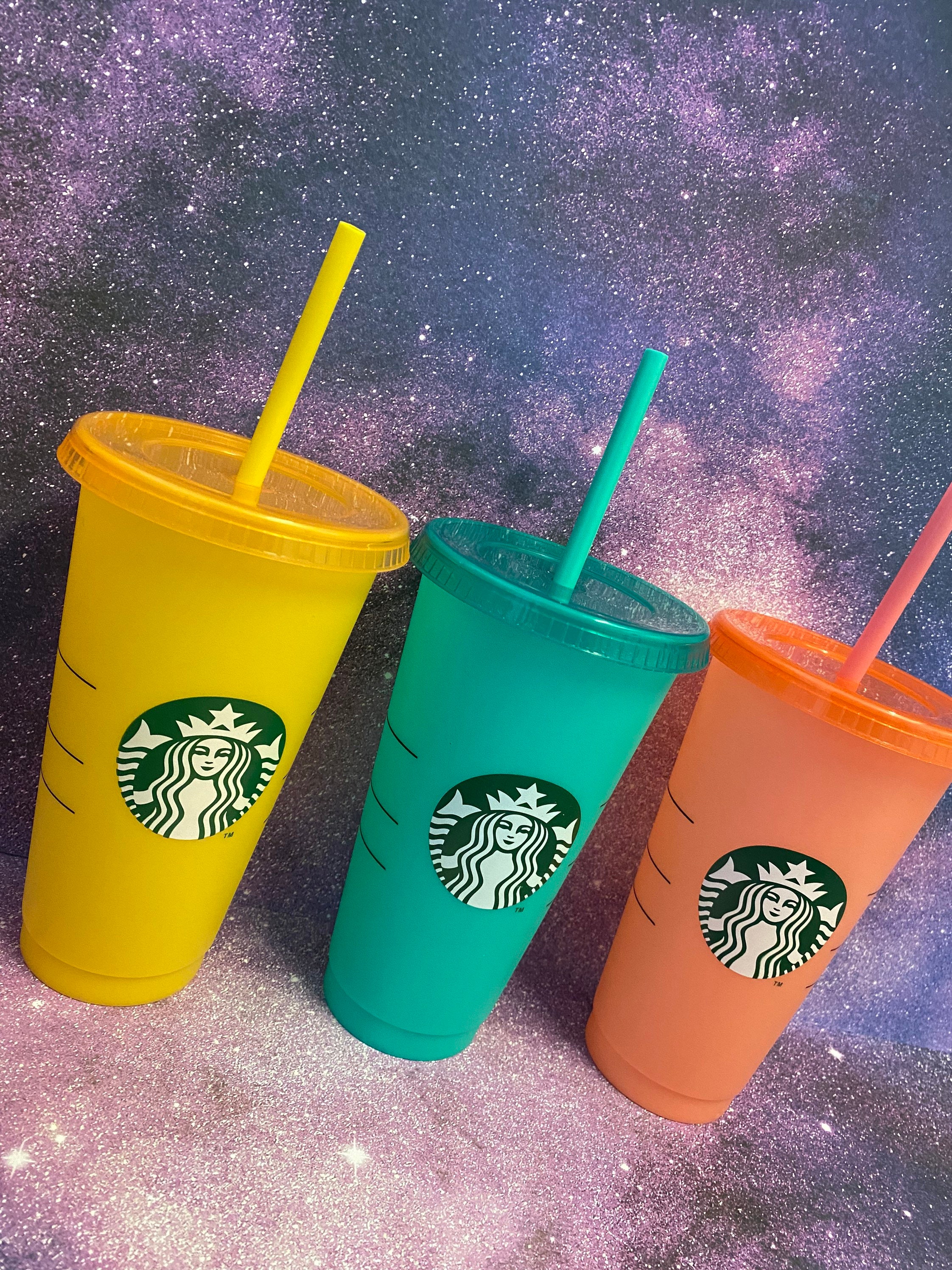 Starbucks Color Cups 24oz Starbucks Cups Cold Cups - Etsy