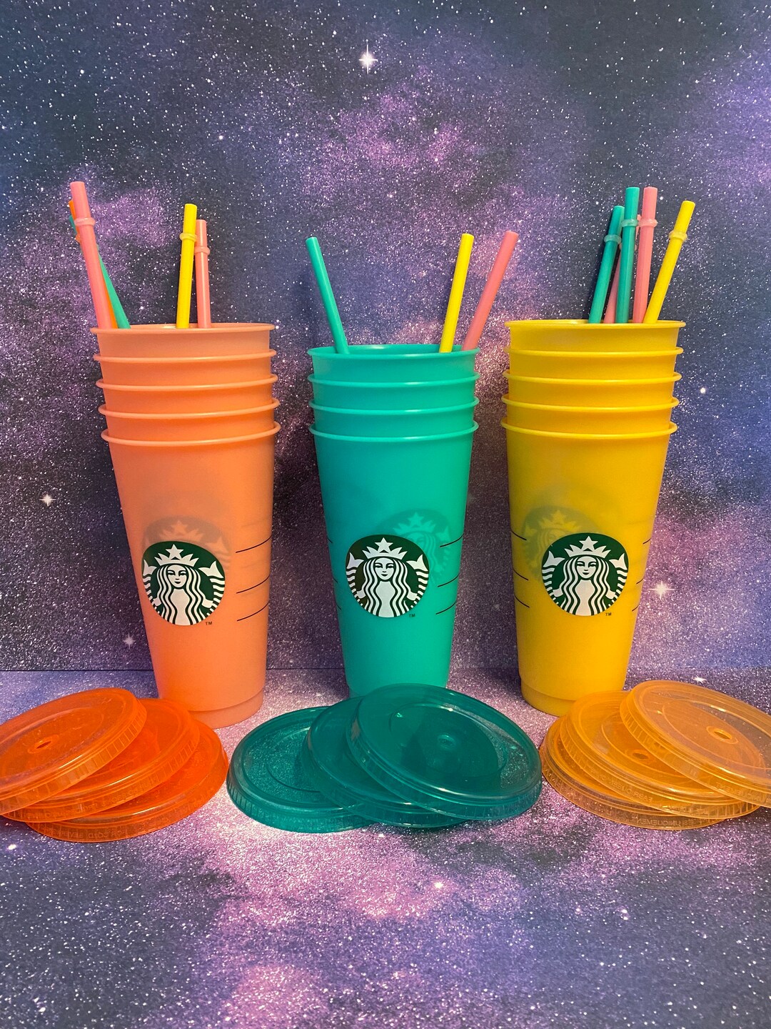 Starbucks Color Cups 24oz Starbucks Cups, Cold Cups - Etsy