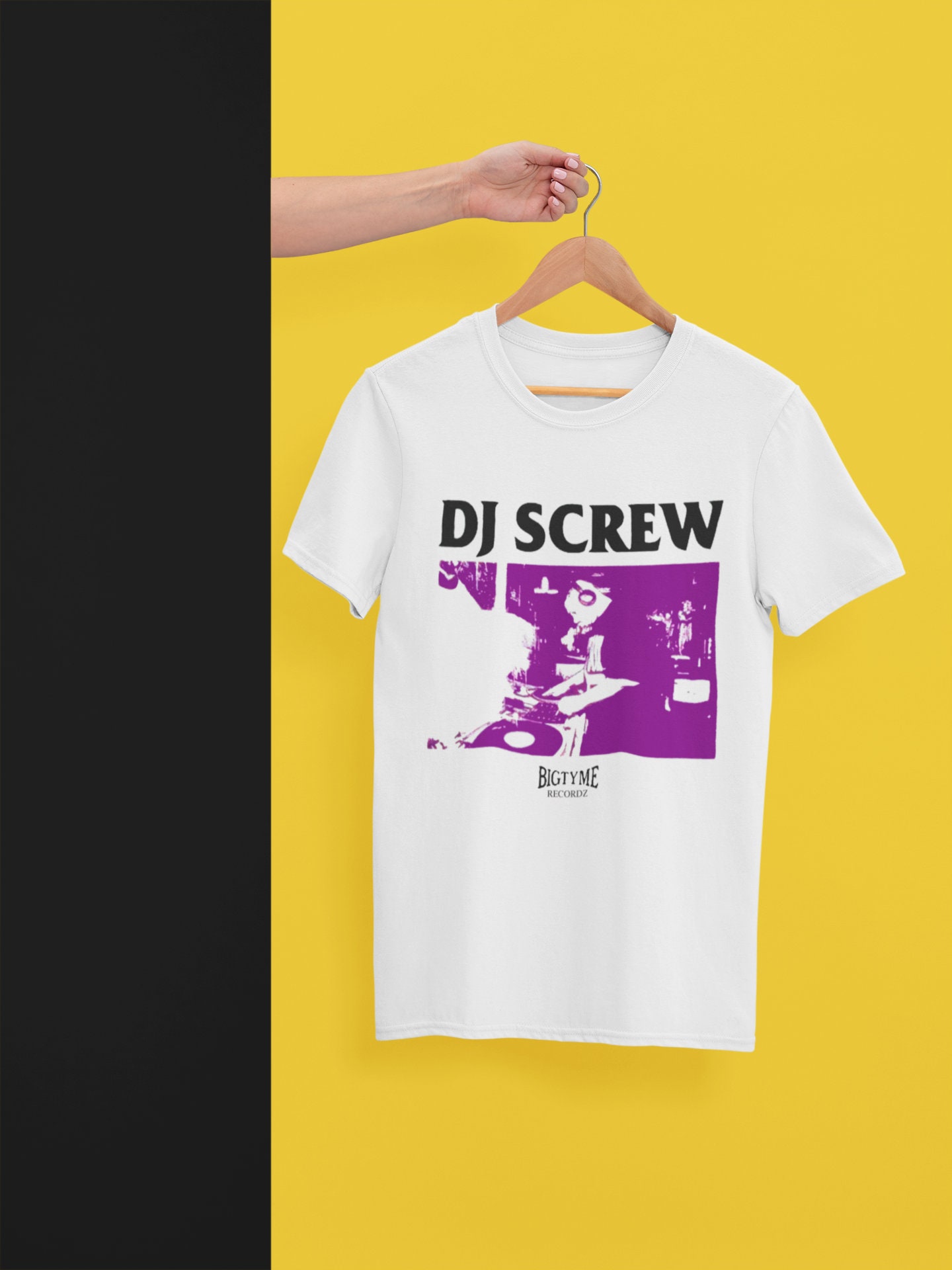 Best Tshirt DJ Screw Bigtyme Records Hip Hop New T Shirt Men's T-shirt ...