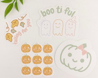 6 Ghost Decals, Ghost Stickers, Halloween Decorations, Halloween Decal ...