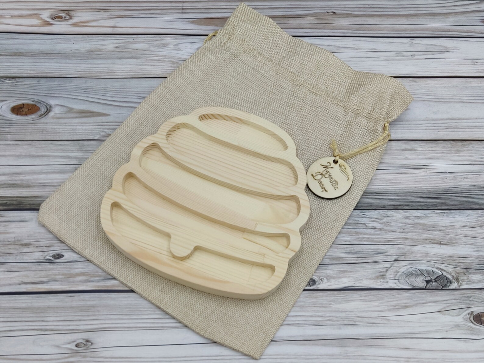 Montessori Wooden Beehive, Sensory Toy for Rainbow Rice - Etsy