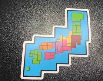 Japan Map Sticker - Etsy