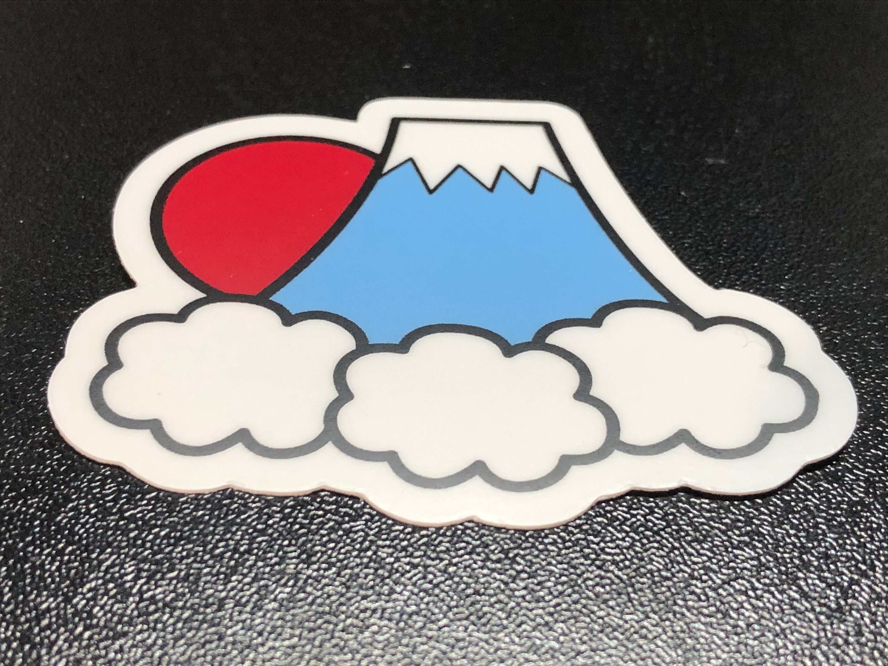 Mount Fuji Sticker Scrapbook Japan Sticker Tokyo Souvenir - Etsy