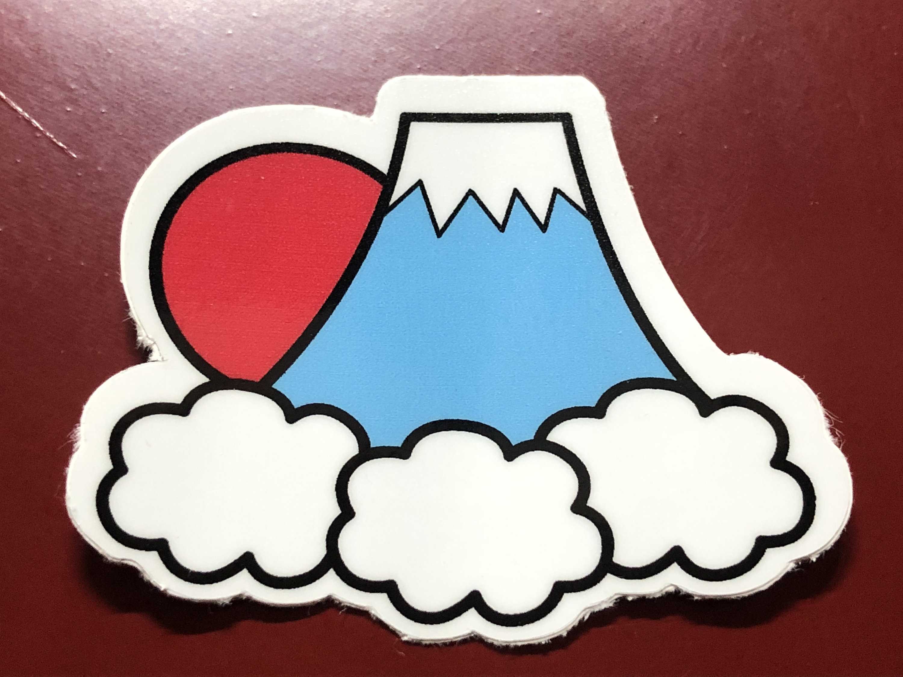 Mount Fuji Sticker Scrapbook Japan Sticker Tokyo Souvenir - Etsy