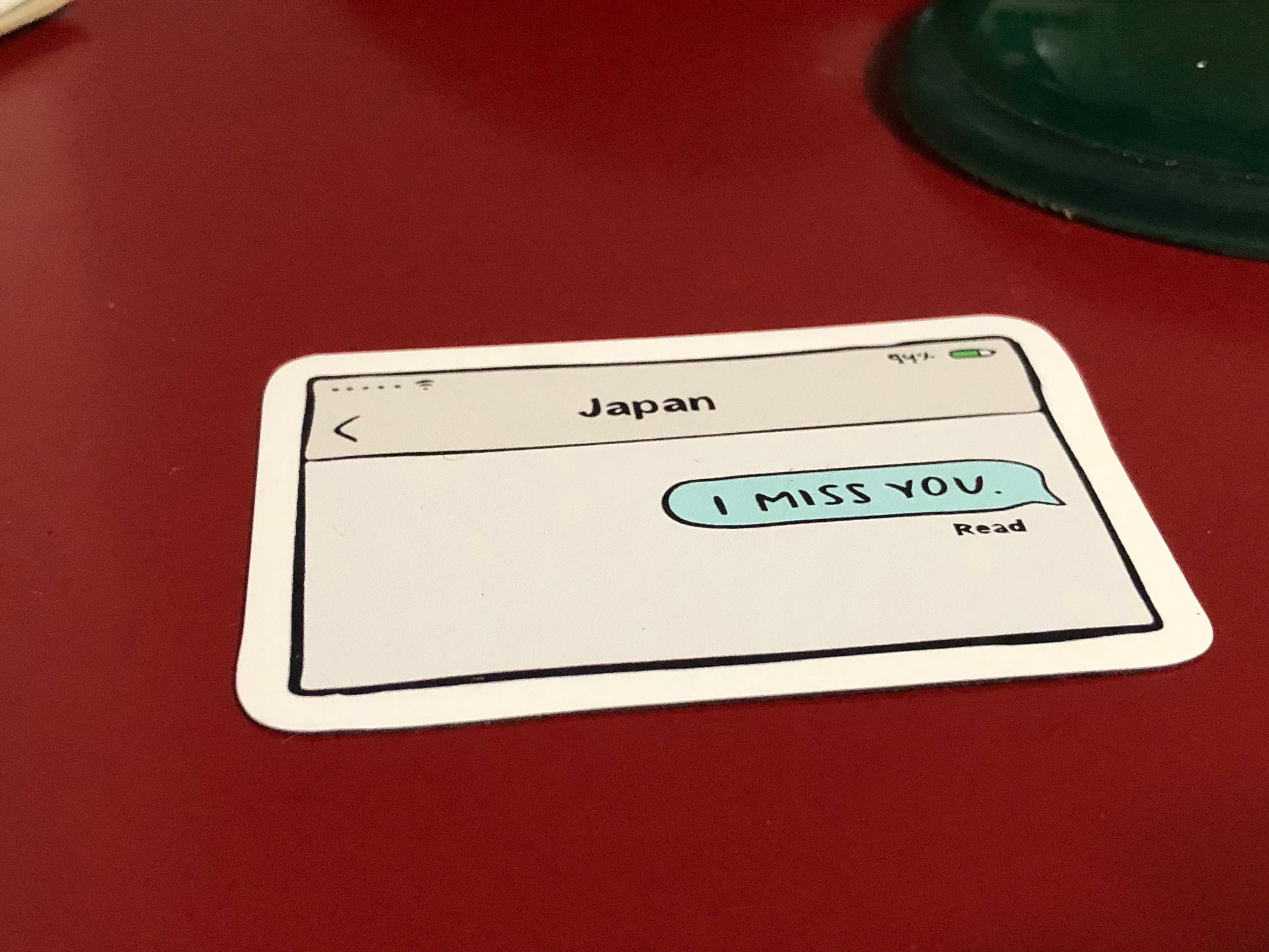 I Miss You, Japan Text Message, Magnet, Japanese Magnet, Cool Japan ...