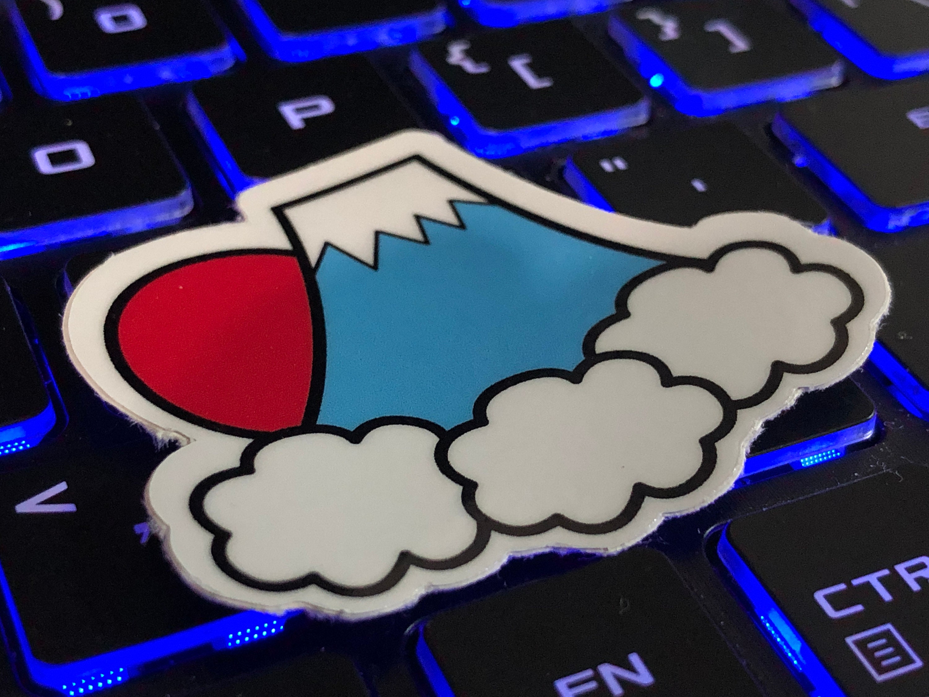 Mount Fuji Sticker Scrapbook Japan Sticker Tokyo Souvenir - Etsy