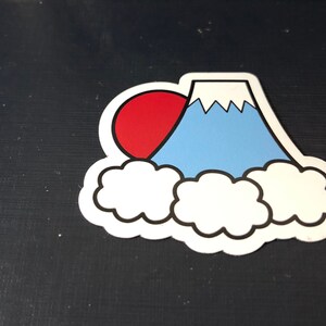 Mount Fuji Sticker, Scrapbook, Japan Sticker, Tokyo, Patch, 富士山, Japan ...