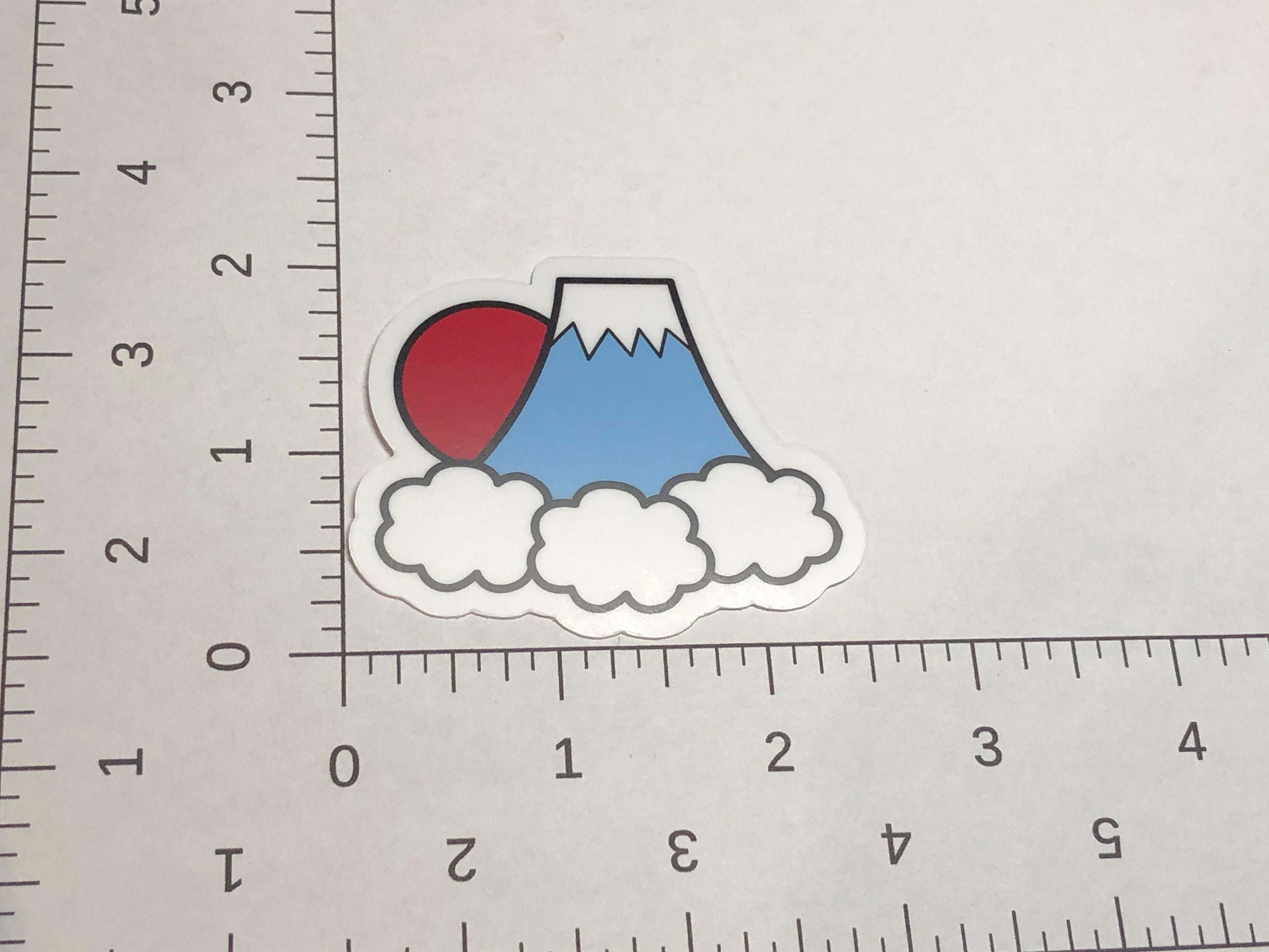 Mount Fuji Sticker Scrapbook Japan Sticker Tokyo Souvenir - Etsy