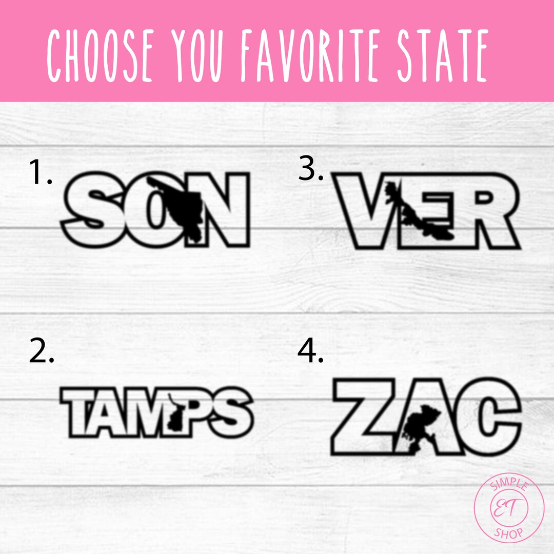 Car Decal, Mexican States, Yeti Decal, Car Decal, Son, View, Tamps, Zac ...