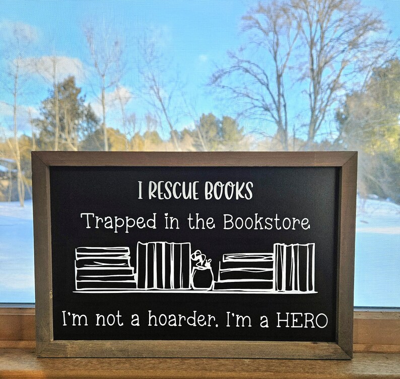 I Rescue Books! - Etsy