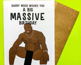 Barry Wood Birthday Card - Etsy
