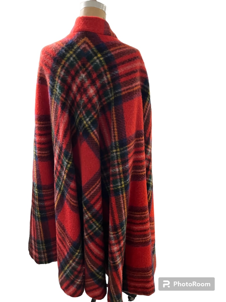 Vintage Una’s Irish Heritage Parties Wool Heavy Plaid Cape - Etsy
