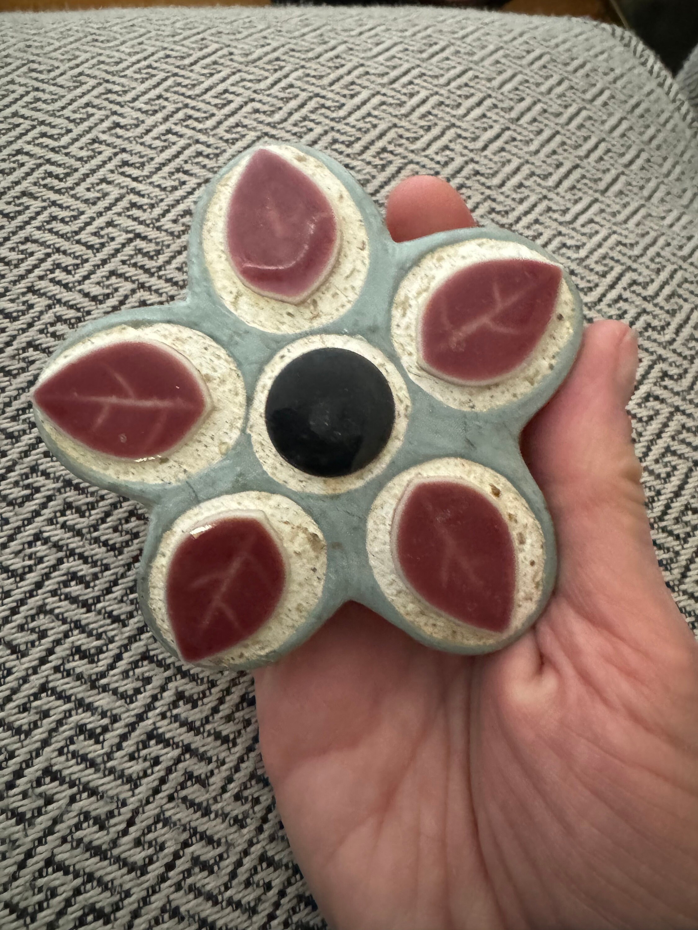 Vintage Singed Isabel Bloom Ceramic and Concrete Flower Floral - Etsy