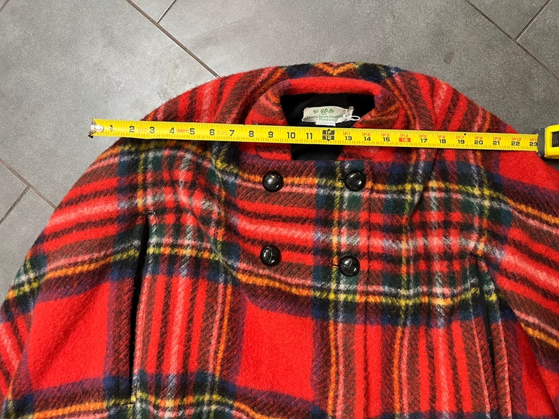 Vintage Una’s Irish Heritage Parties Wool Heavy Plaid Cape - Etsy