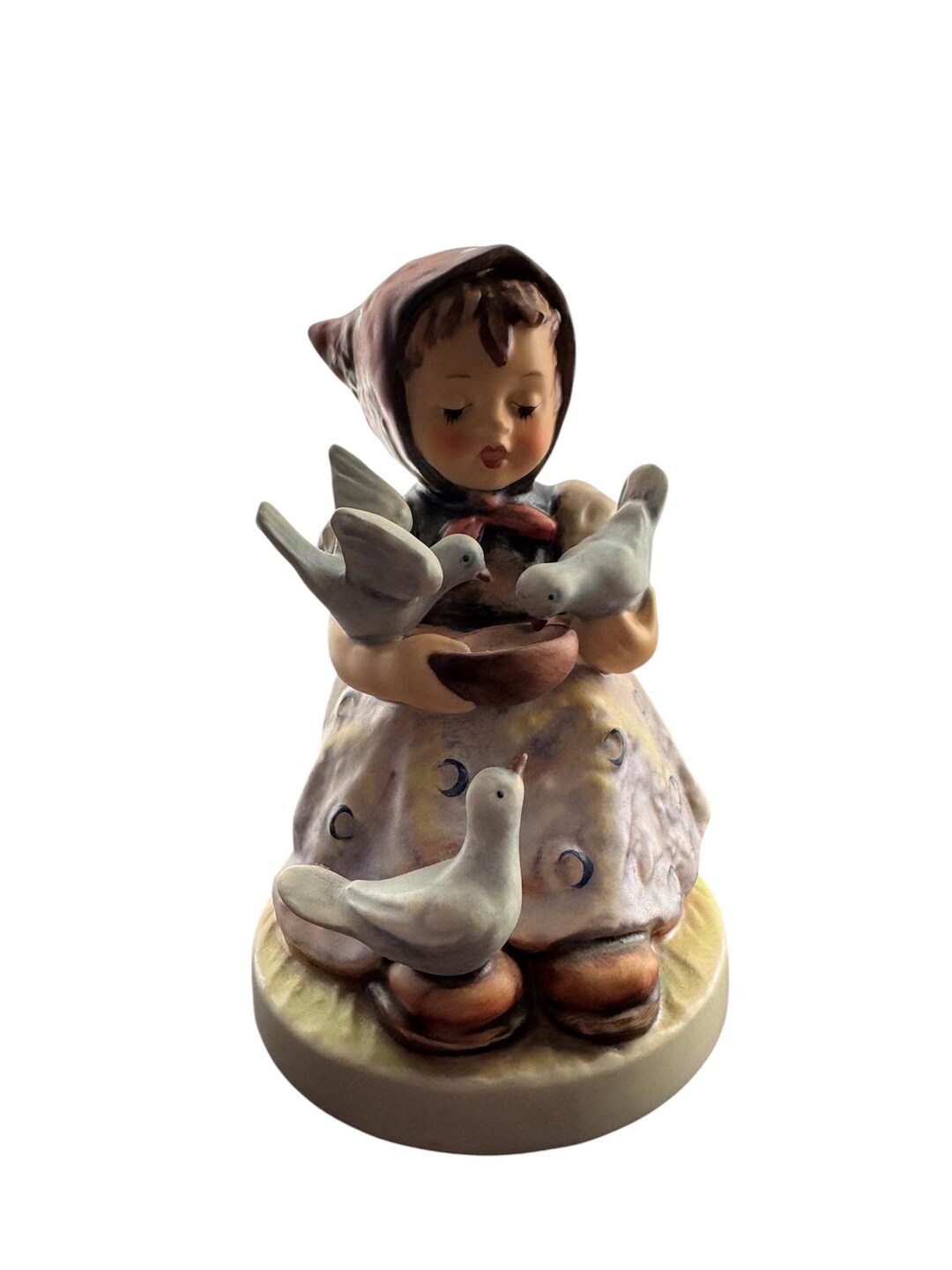 Vintage 1977 Goebel West Germany Hummel Cinderella 337 Girl and Birds ...