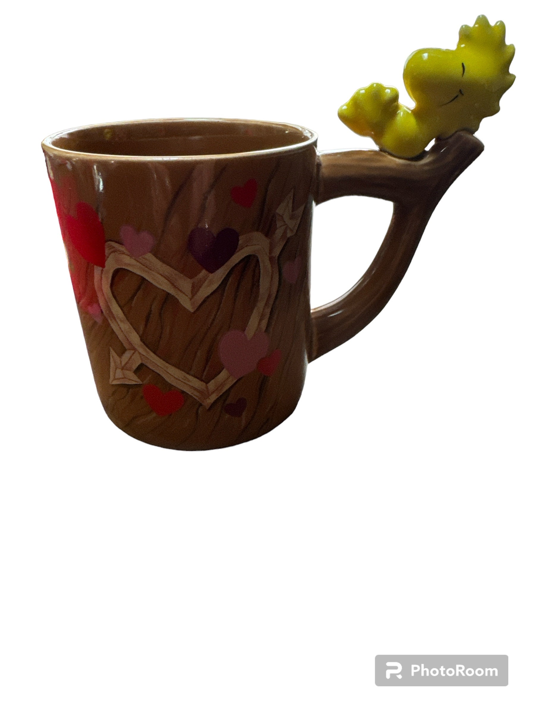 Vintage Snoopy Woodstock Tree Trunk Valentine Love Coffee Tea Mug - Etsy