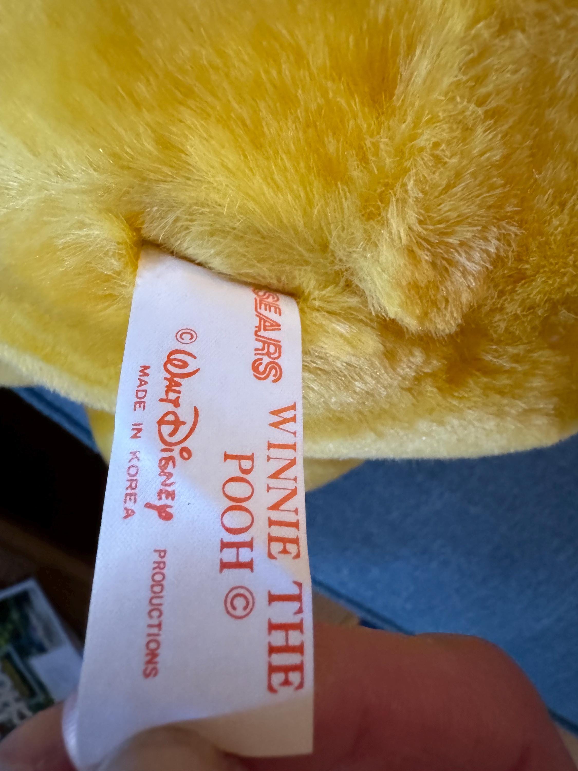 Disney Winnie the Pooh Sears Christmas 14" Santa Claus Plush Stuffed ...
