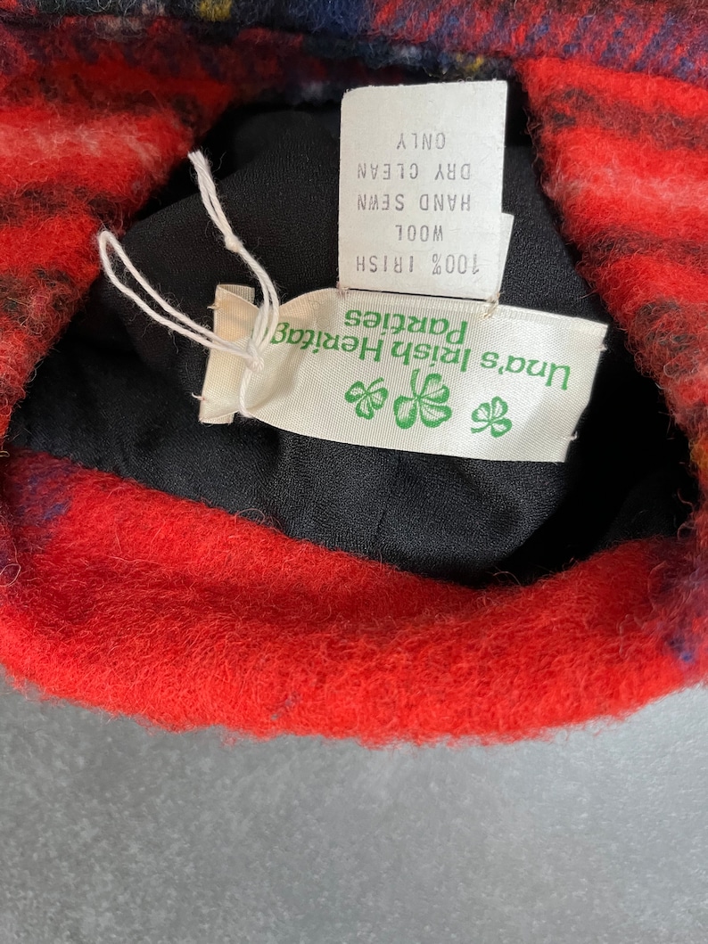Vintage Una’s Irish Heritage Parties Wool Heavy Plaid Cape - Etsy