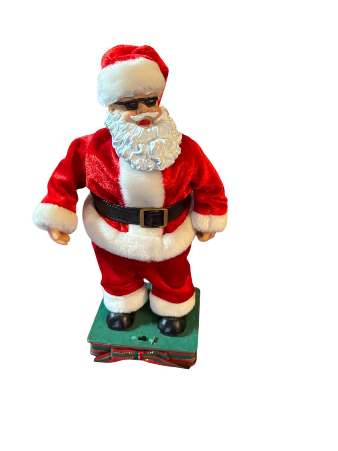 Vintage Dancing Santa Dashin’ Thru the Snow Battery Operated Hip ...