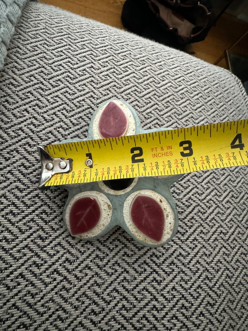 Vintage Singed Isabel Bloom Ceramic and Concrete Flower Floral - Etsy