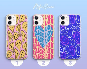 Dripping Smiley Case | Etsy