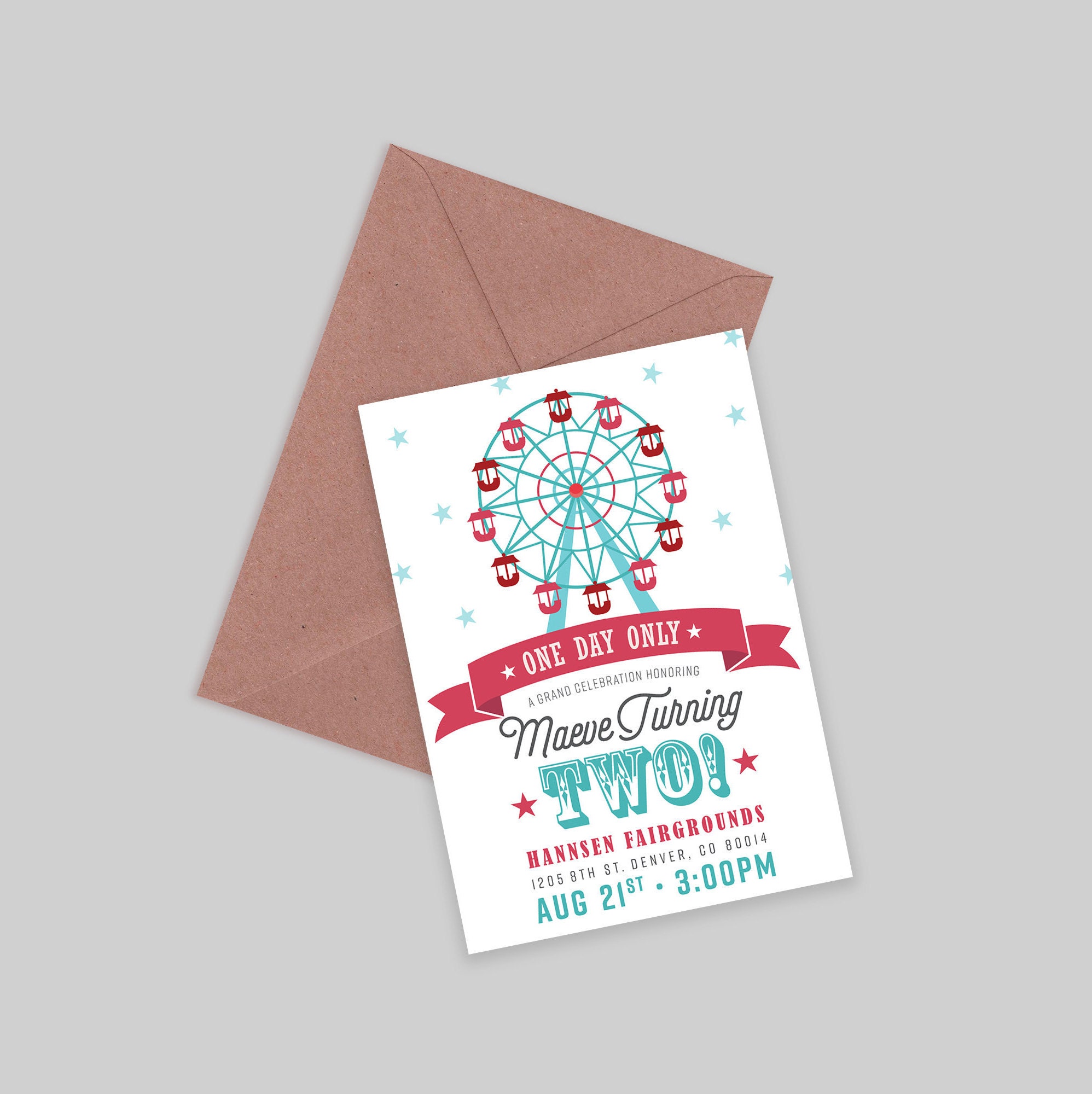 State Fair Invitation - Custom Digital Download - Etsy