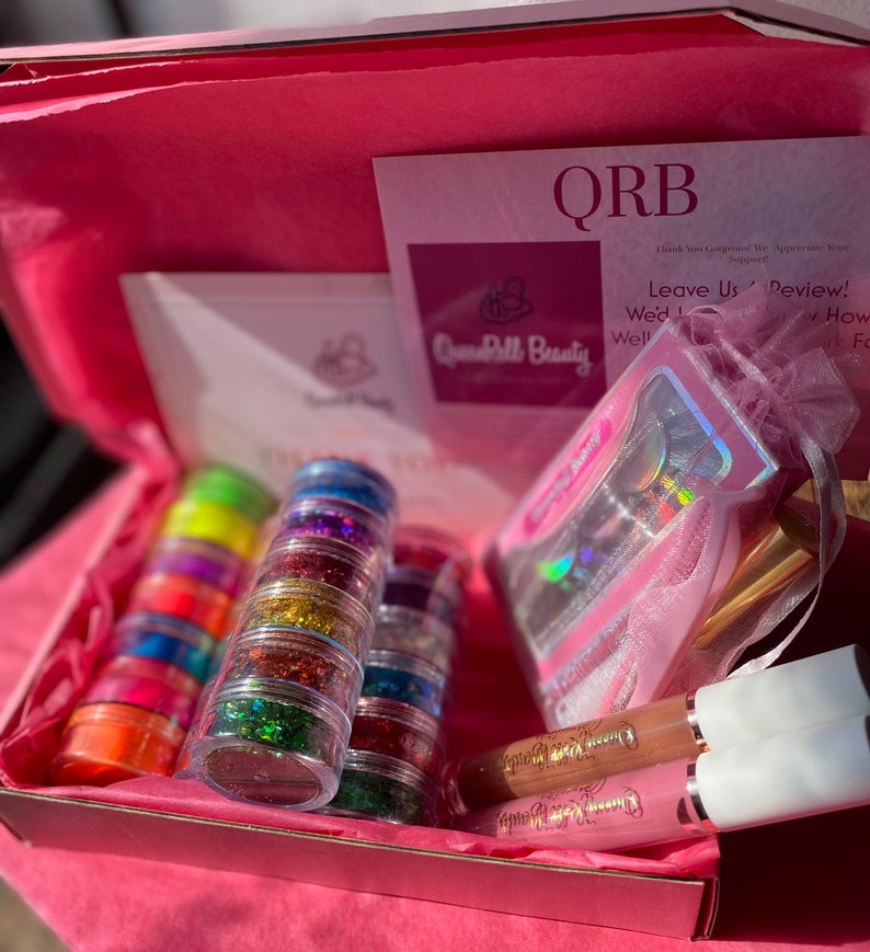 Neon Pigment Stack & Glitter Stacks Beauty Box - Etsy