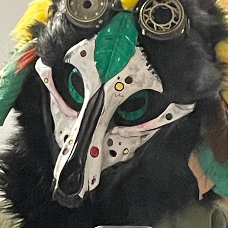 Skull Dog Mask Furry - Etsy