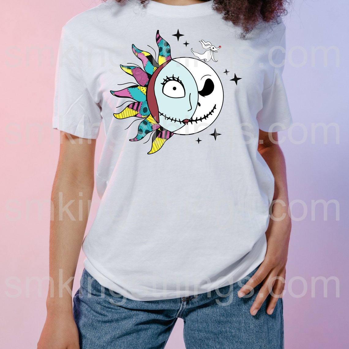 Jack and Sally Sun Moon Sublimation Image /digital Download - Etsy