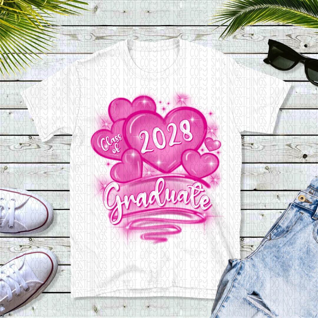 Class of 2028 Graduate Airbrush Design (digital Image) - Etsy