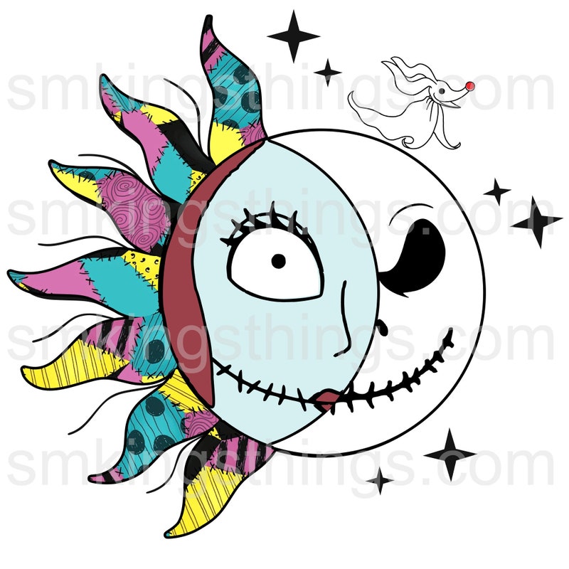 Jack and Sally Moon - Etsy