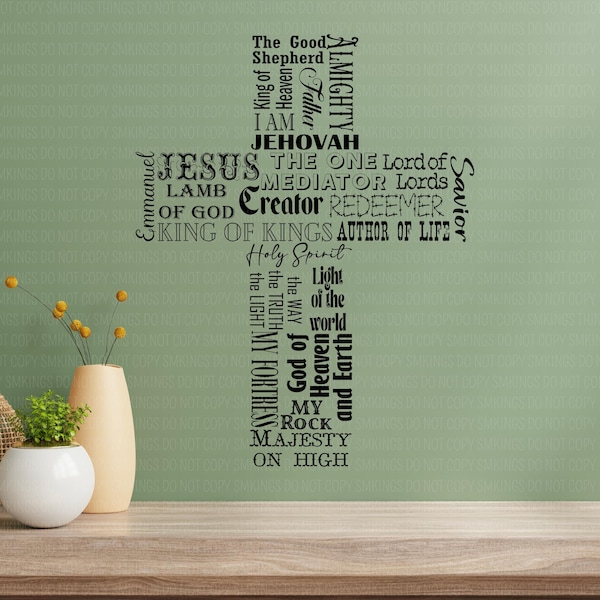 Names of Jesus Ornaments - Etsy