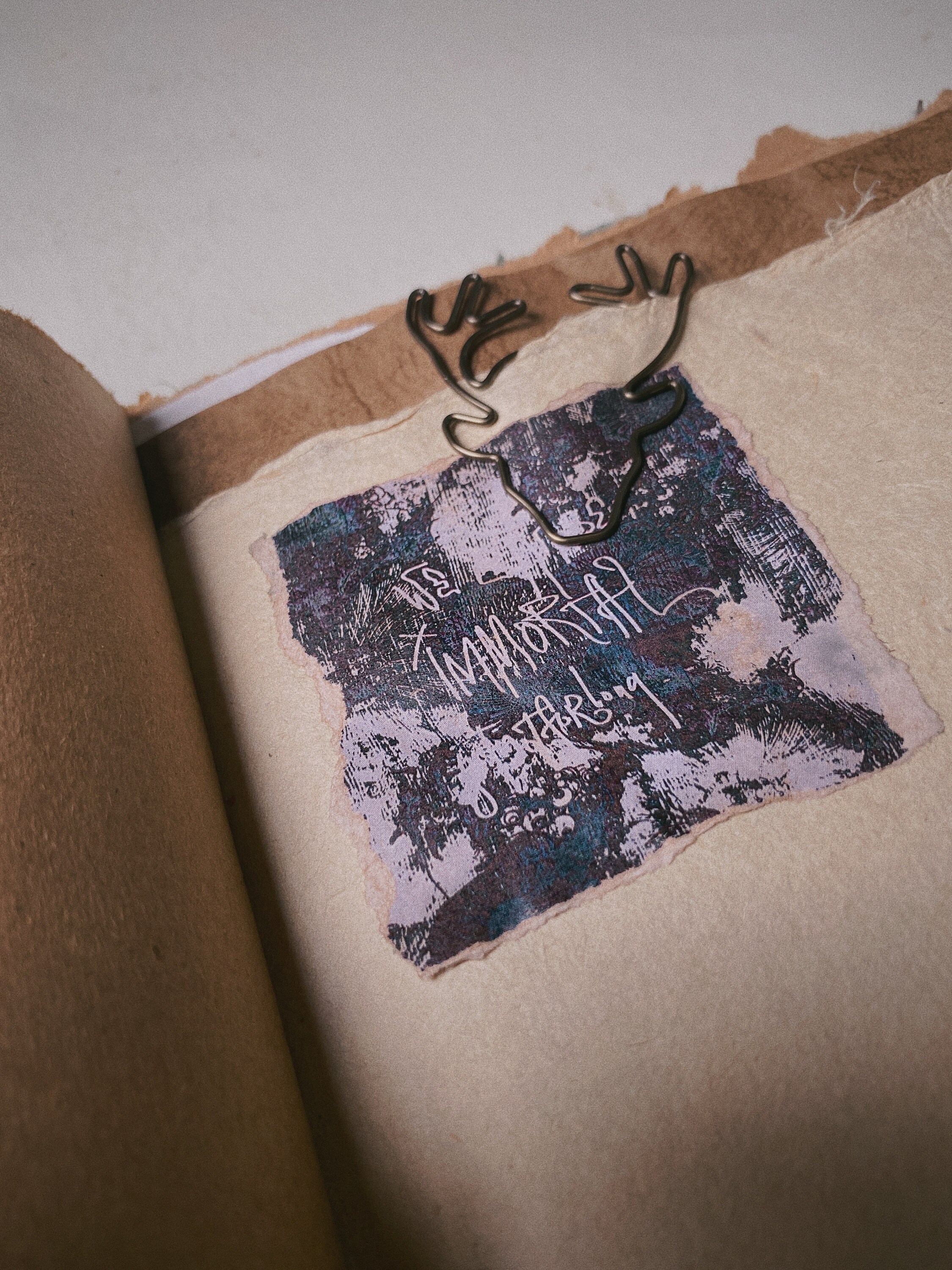 Art Journal Handmade Mixed Paper Journal Premade Scrapbook | Etsy