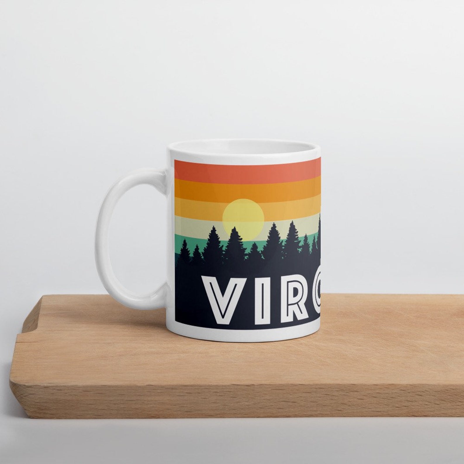 Virginia Mug Virginia Beach Coffee Mug Richmond Virginia Gift or ...