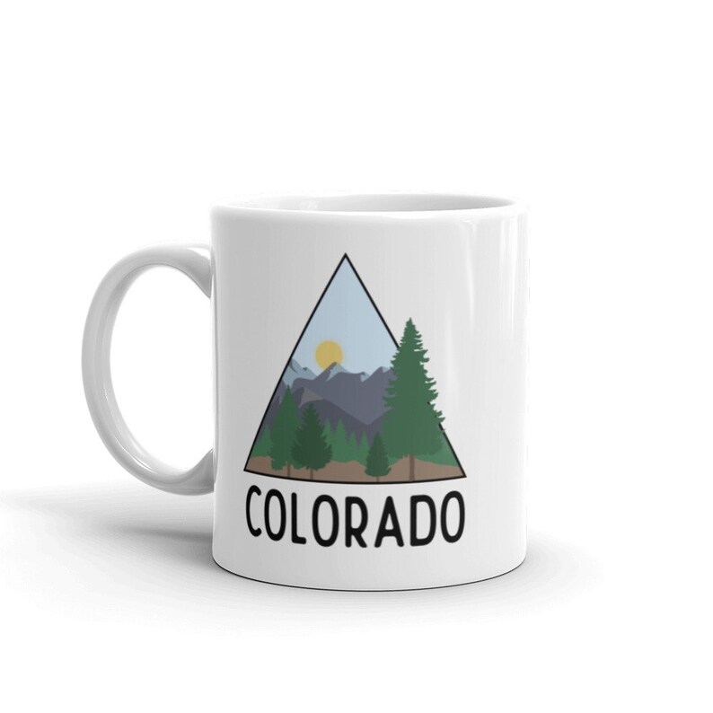 Colorado Mug State of Colorado Mountain Mug Rocky Mountain - Etsy