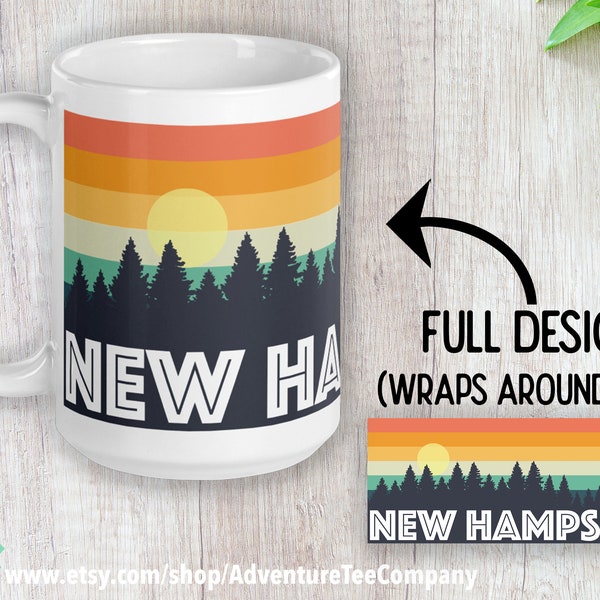 New Hampshire Mug - Etsy