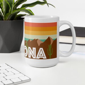 Retro Arizona Coffee Mug Perfect Arizona Gift or Arizona Souvenir State ...