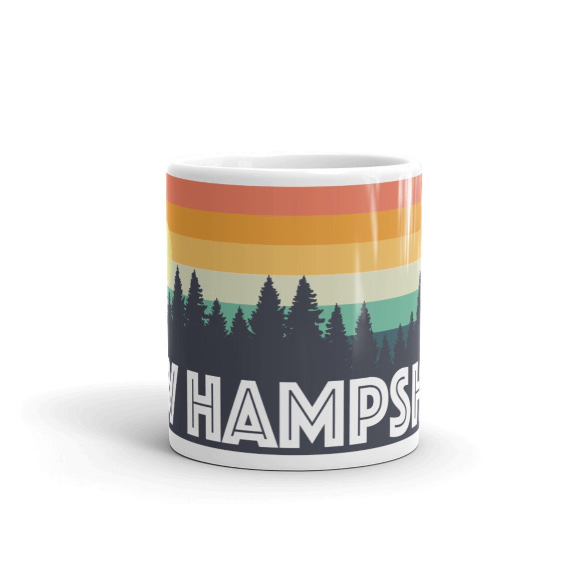 Retro New Hampshire Coffee Mug Perfect New Hampshire Gift or New ...