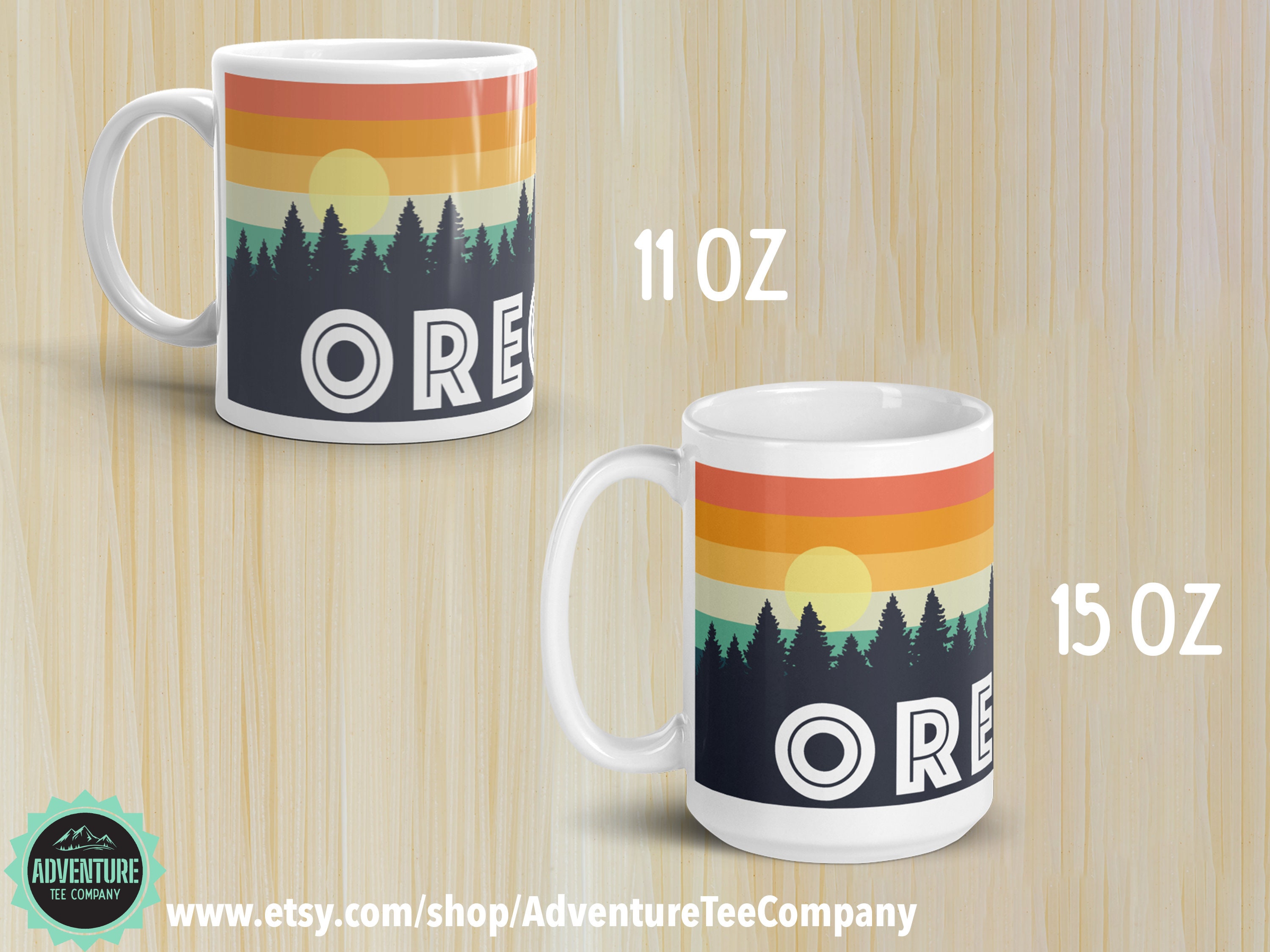 Retro Oregon Coffee Mug Perfect Oregon Gift or Oregon Souvenir State of ...