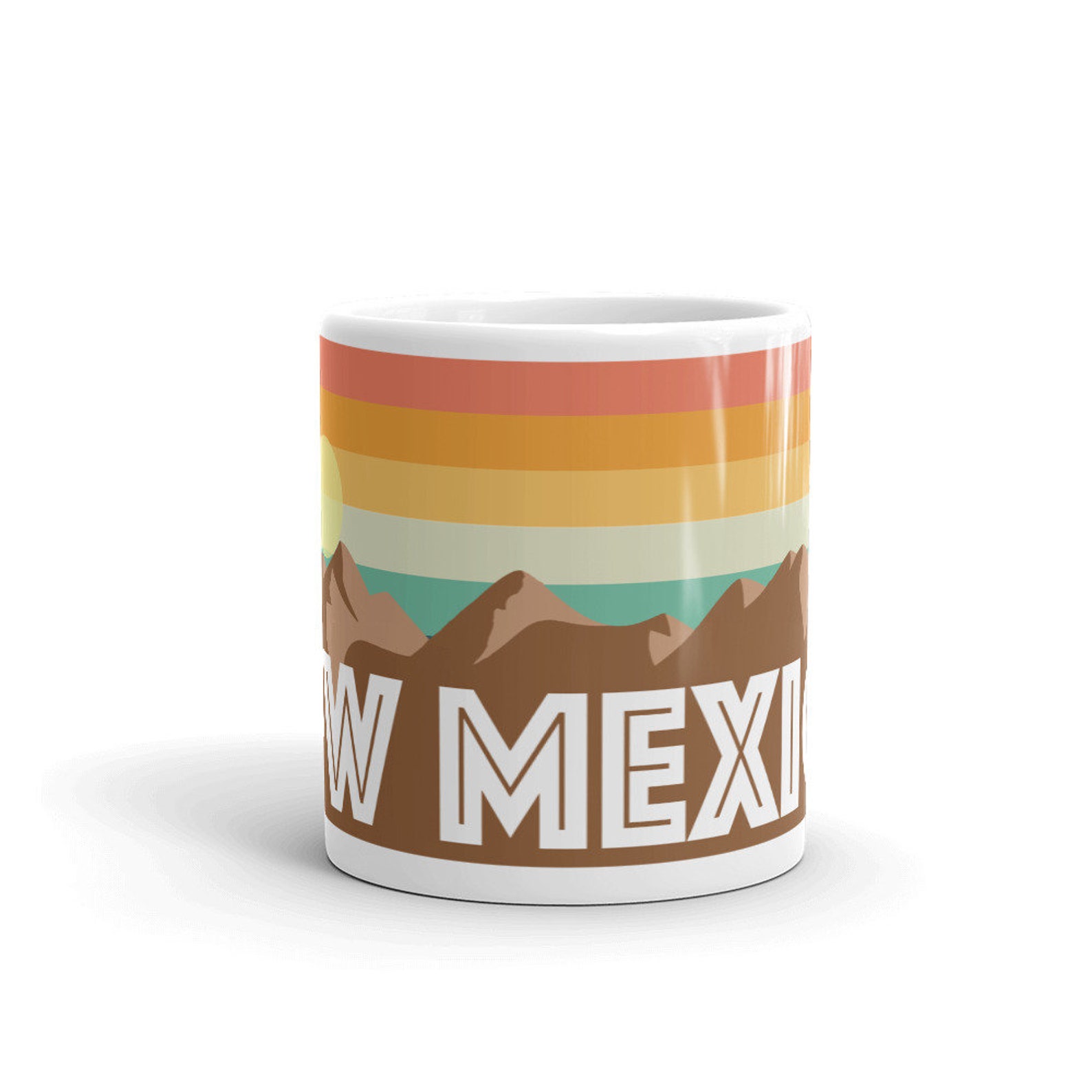 Retro New Mexico Coffee Mug Perfect New Mexico Gift or New Mexico ...