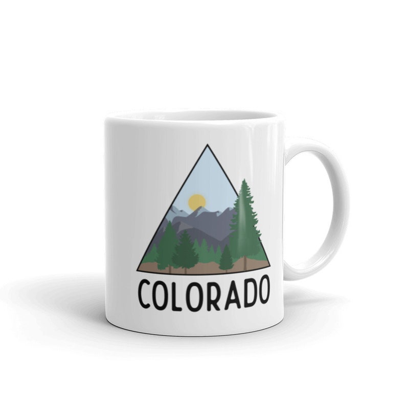 Colorado Mug State of Colorado Mountain Mug Rocky Mountain - Etsy