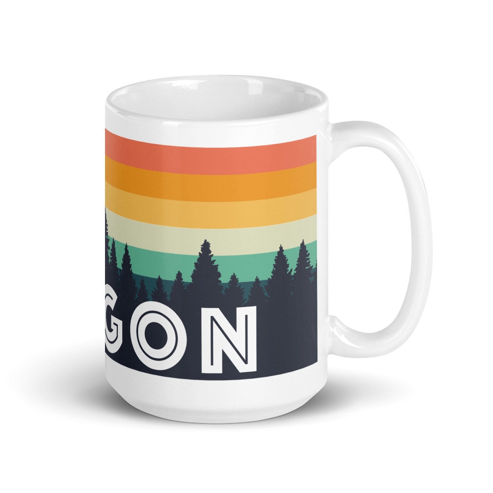 Retro Oregon Coffee Mug Perfect Oregon Gift or Oregon - Etsy