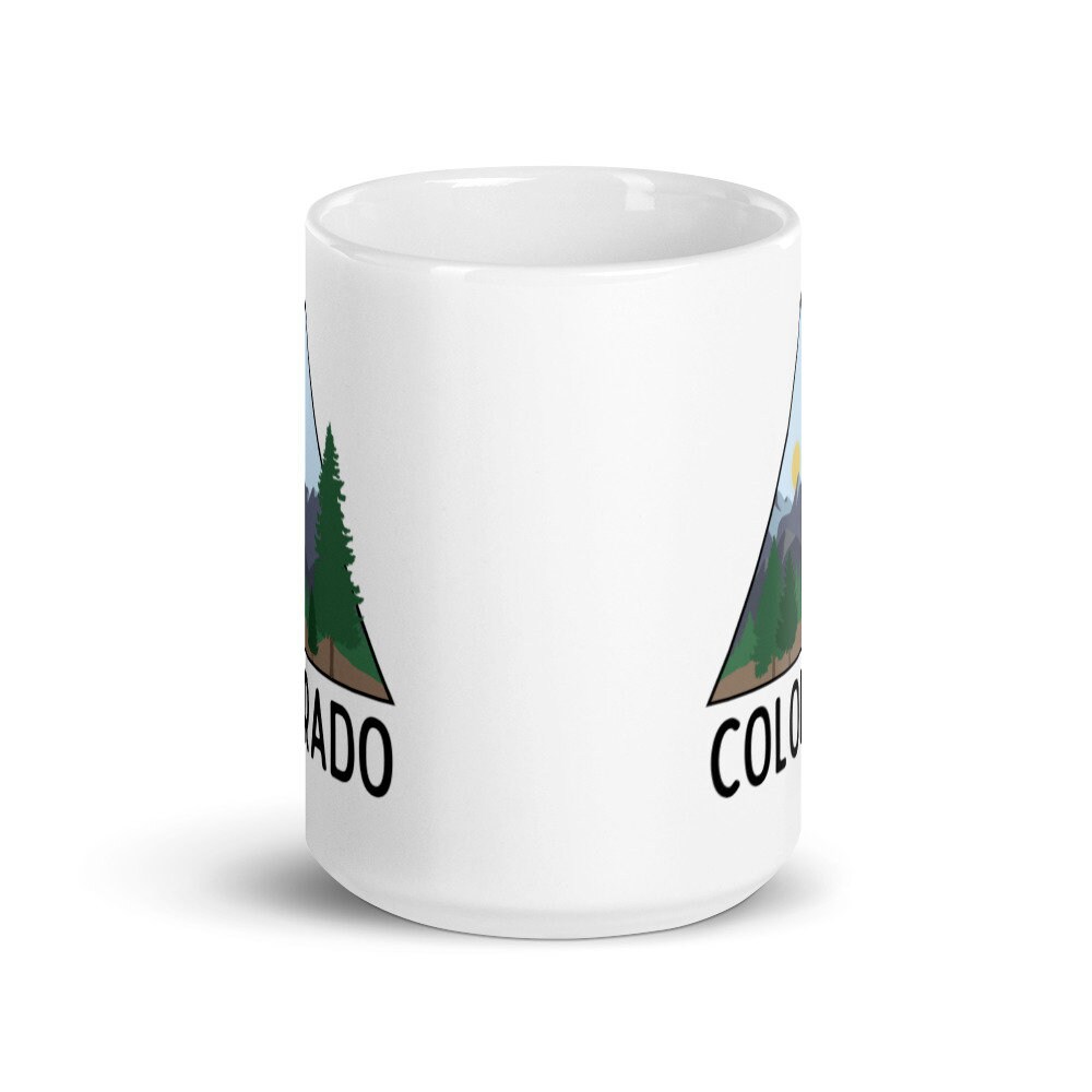 Colorado Mug State of Colorado Mountain Mug Rocky Mountain | Etsy