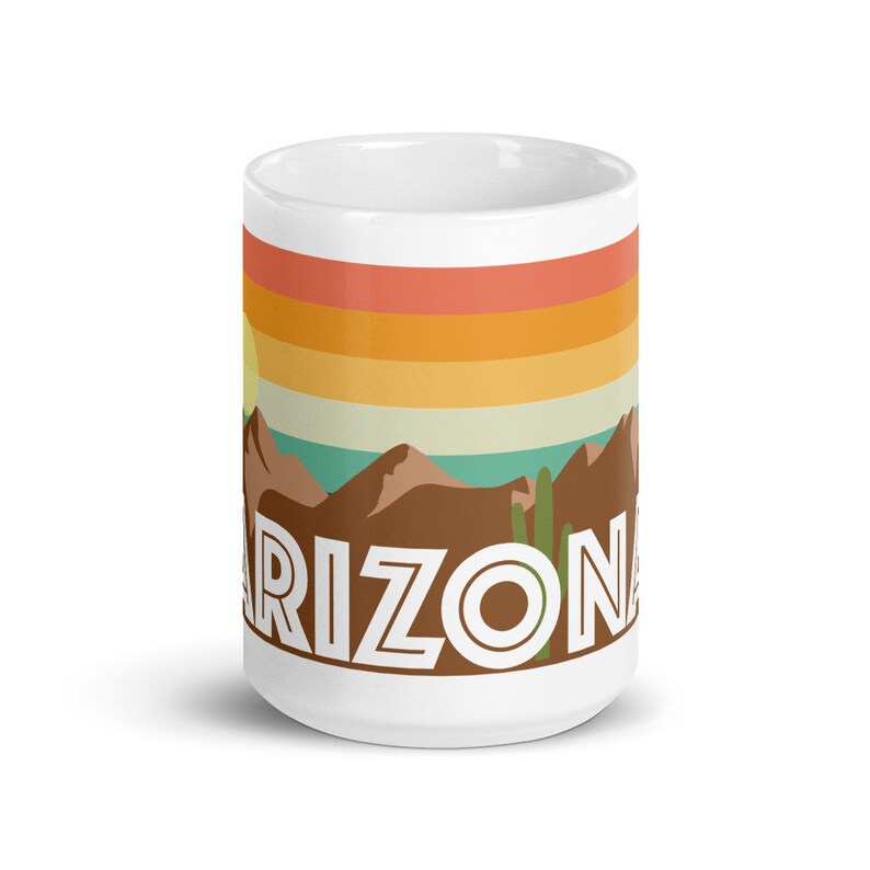Retro Arizona Coffee Mug Perfect Arizona Gift or Arizona - Etsy