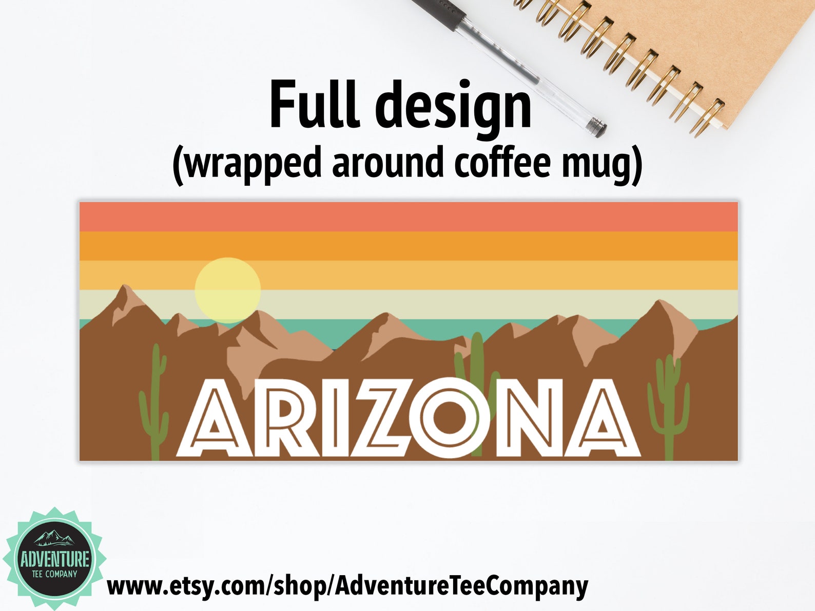 Retro Arizona Coffee Mug Perfect Arizona Gift or Arizona - Etsy