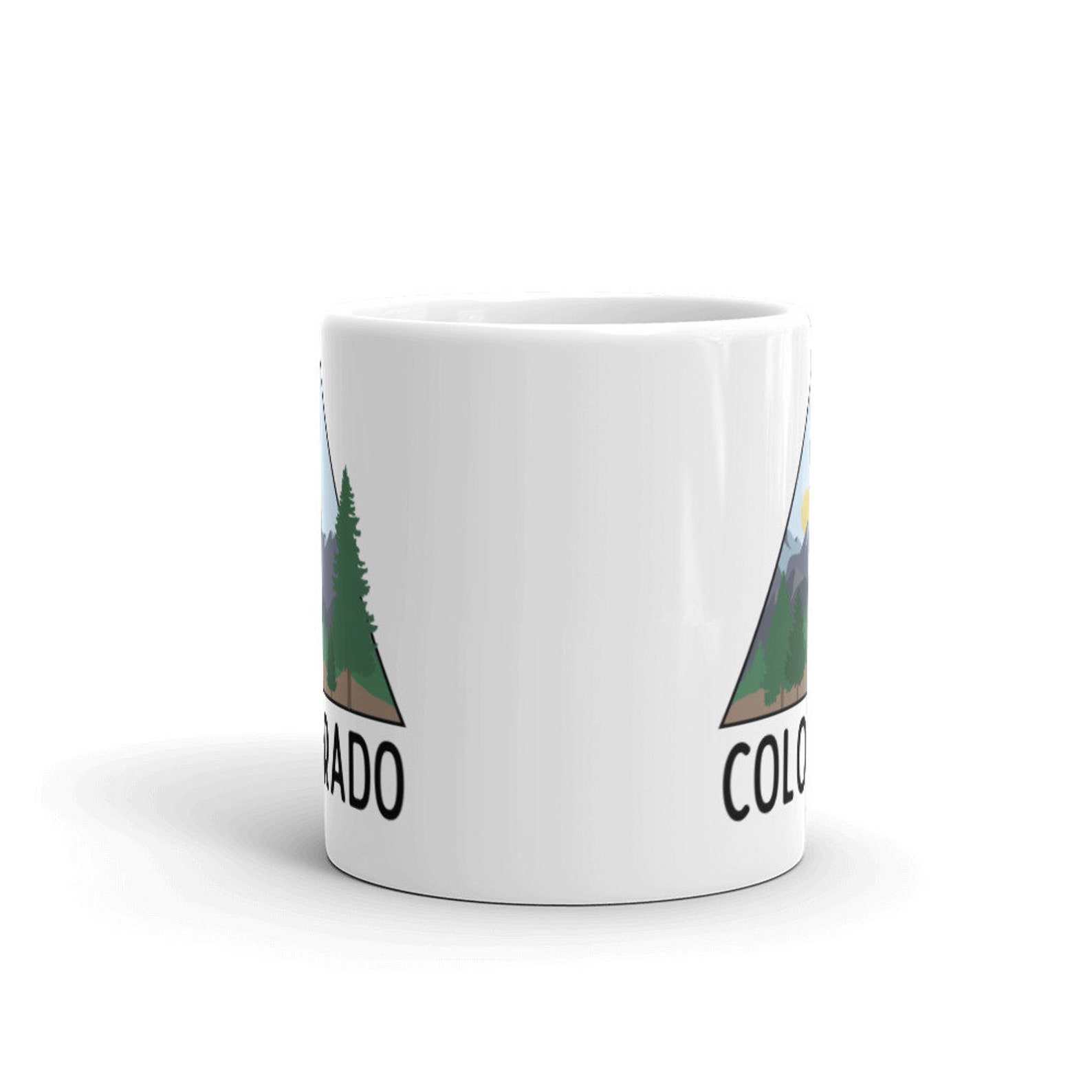 Colorado Mug State of Colorado Mountain Mug Rocky Mountain | Etsy