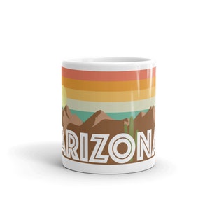 Retro Arizona Coffee Mug Perfect Arizona Gift or Arizona Souvenir State ...