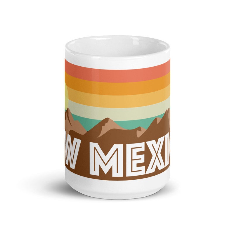 Retro New Mexico Coffee Mug Perfect New Mexico Gift or New Mexico ...