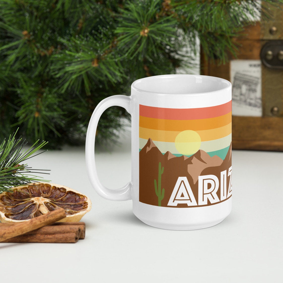 Retro Arizona Coffee Mug Perfect Arizona Gift or Arizona - Etsy