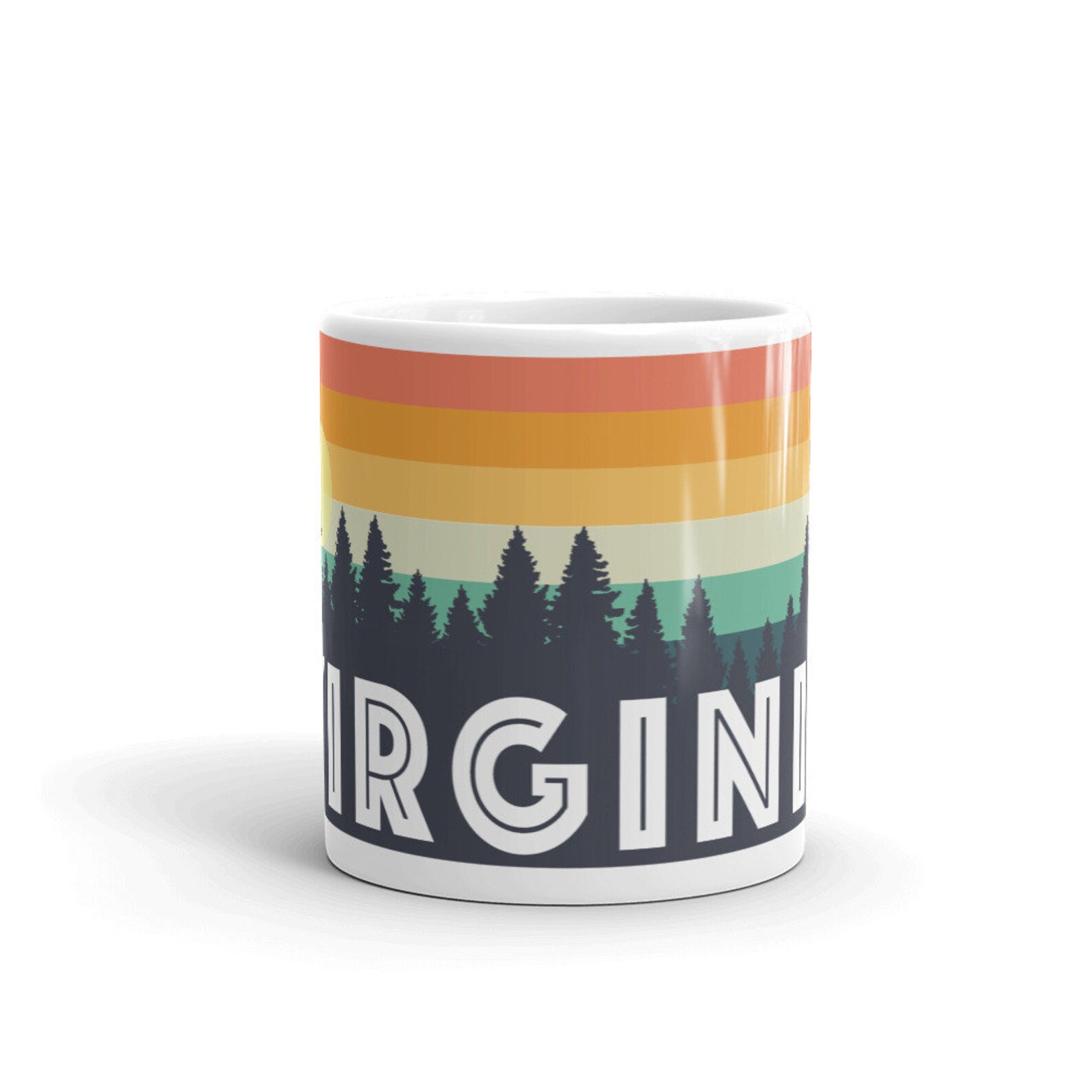 Virginia Mug Virginia Beach Coffee Mug Richmond Virginia Gift or ...